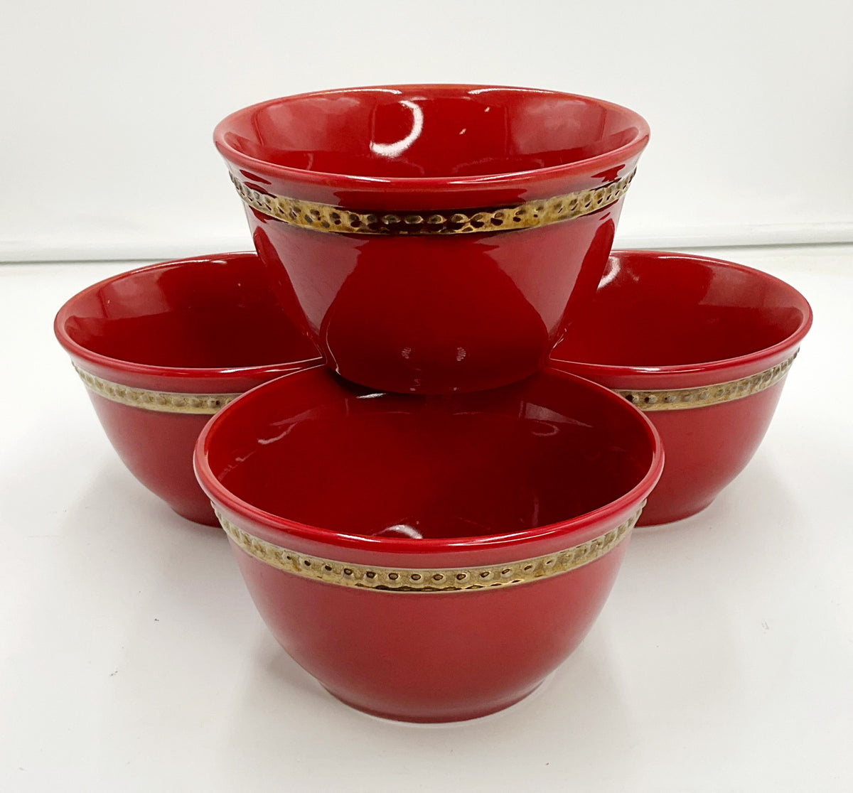 Bowring Red Bowls – Queen Bee Creations Home