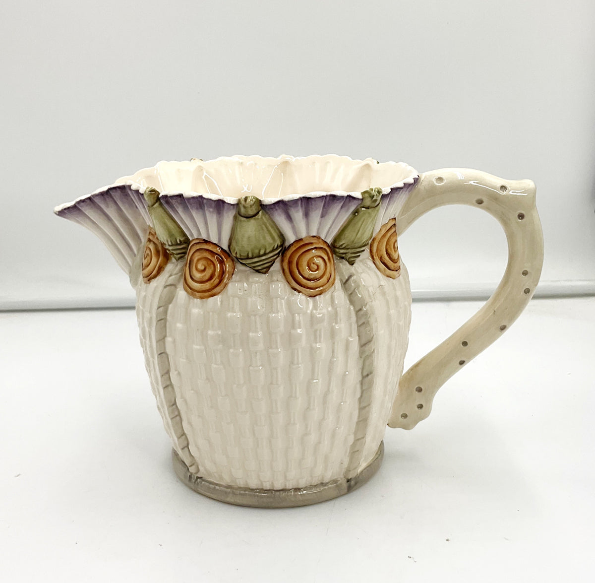 Seashell Pitcher – Queen Bee Creations Home