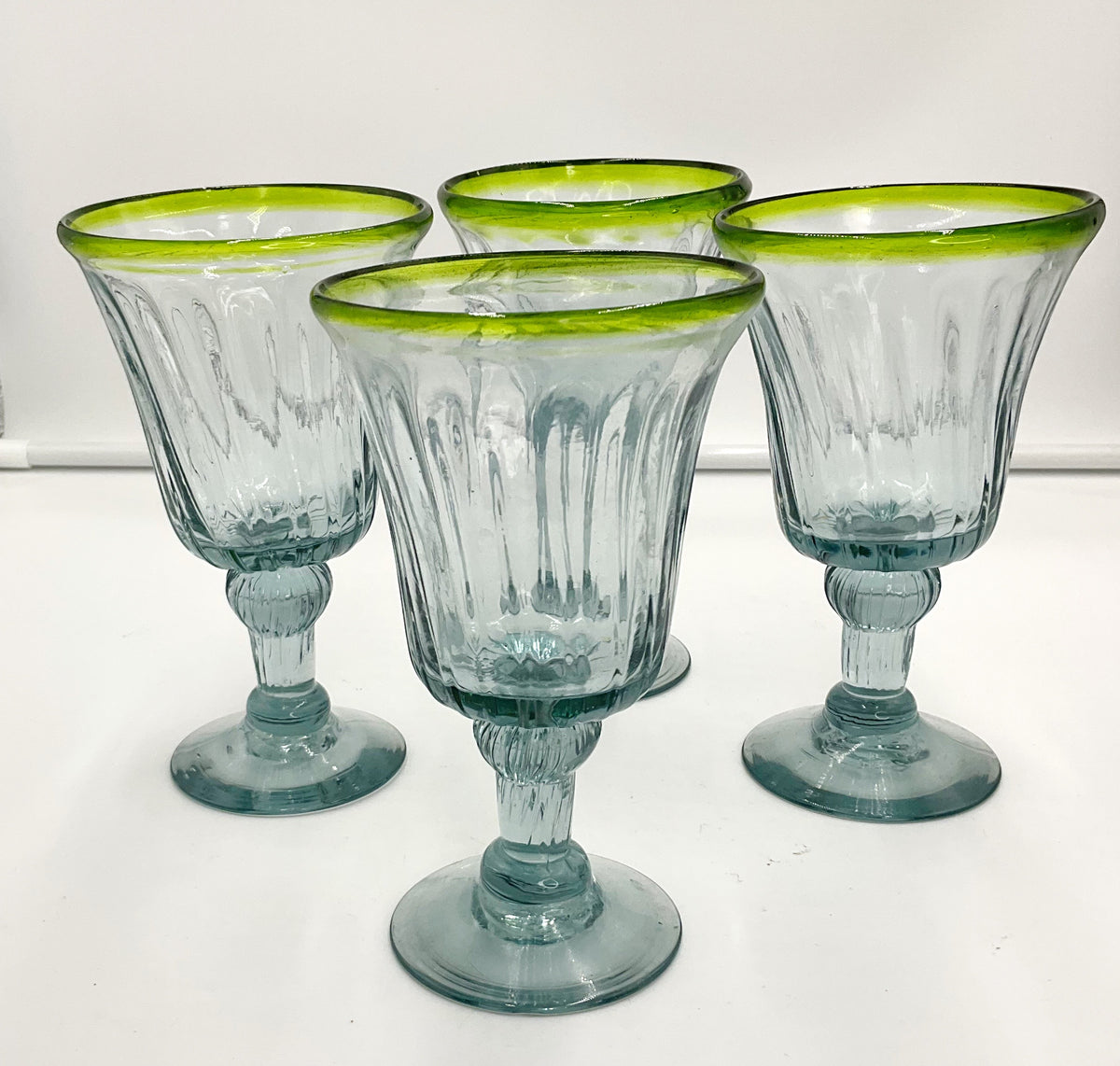 Mexican Glass Goblets – Queen Bee Creations Home