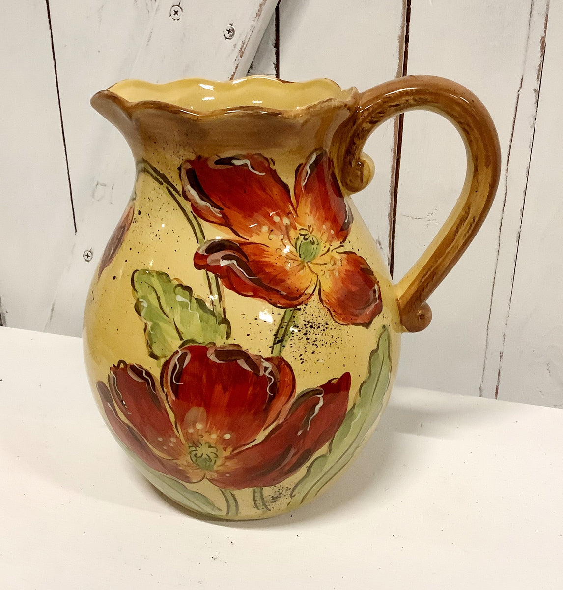 Poppy Pitcher – Queen Bee Creations Home