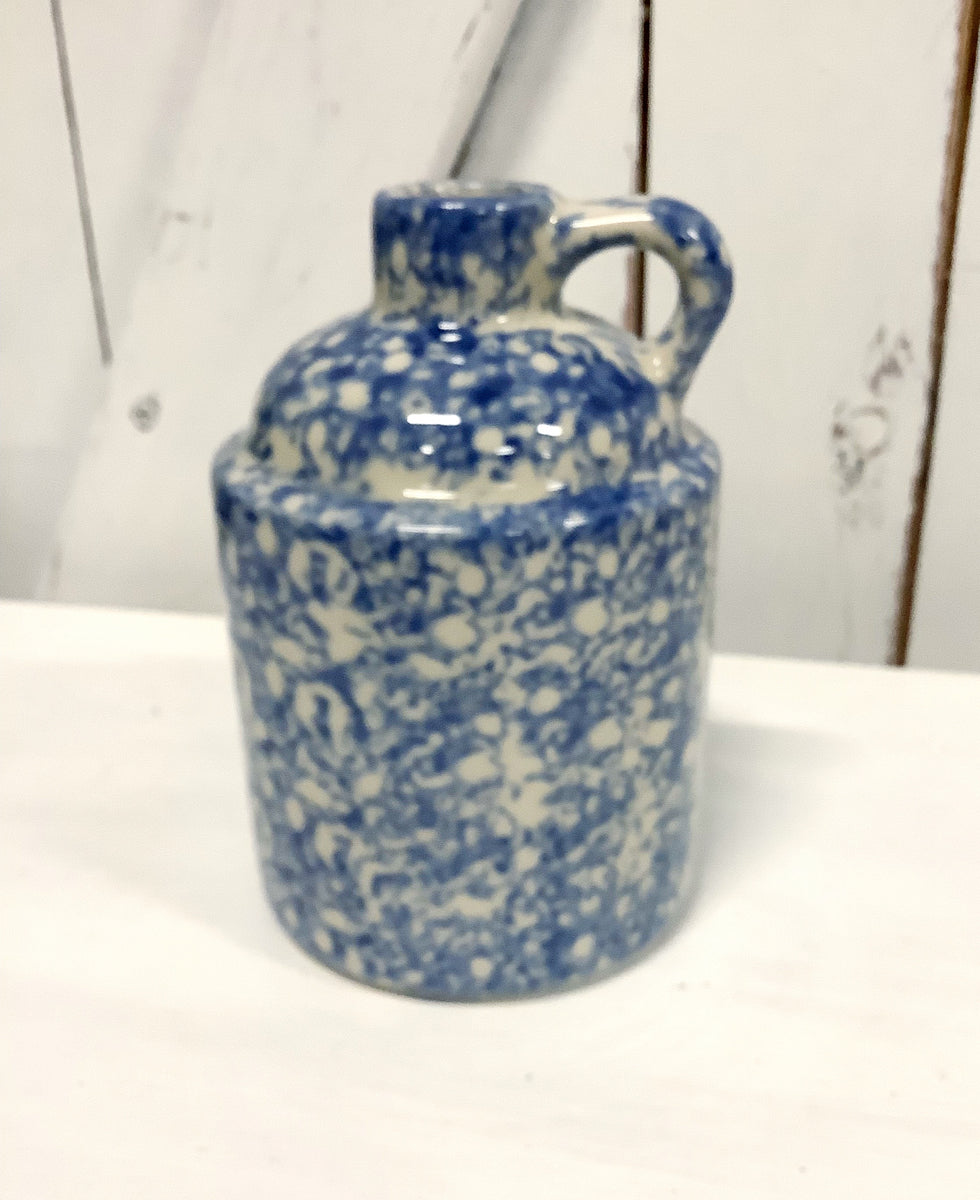 Blue Spatterware Jug – Queen Bee Creations Home
