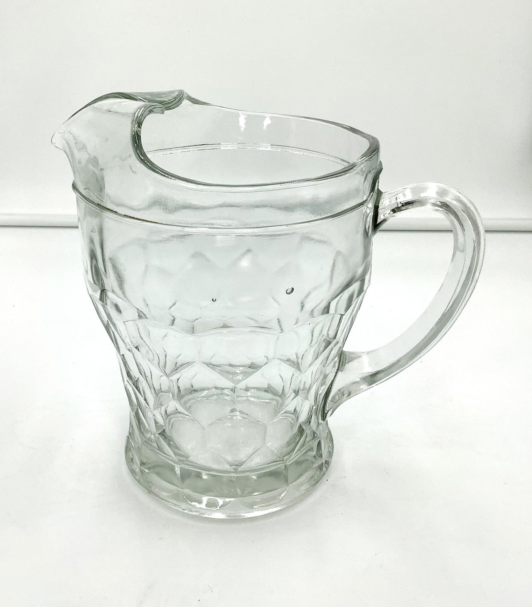 Heavy Glass Pitcher – Queen Bee Creations Home